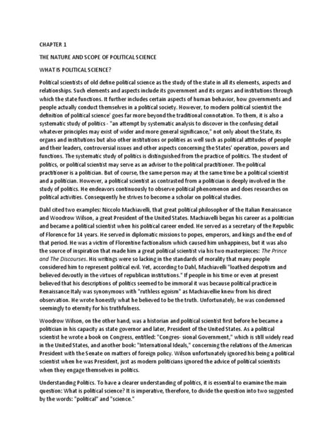 Fundamentals Of Political Science Pdf Science Political Science