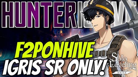 F2p Sr Only Igris Level 31 New Account Grind W Hunterislive Solo