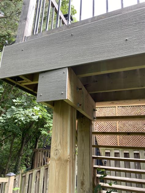 Should I Use Simpson Joist Ties To Reinforce Sandwiched Post Beam