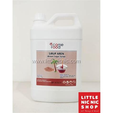 Jual Brown Sugar Syrup Kg Come Food Taiwan Sirup Gula Aren Shopee Indonesia