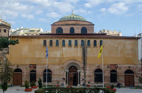 Aya Sofia Thessaloniki Greece 8세기에 지어진 정교회 성당으로 이스탄불에 있는 성당과 이름이 같다