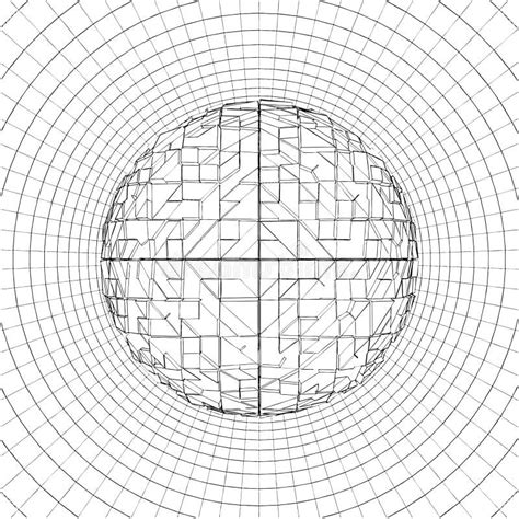 Abstract Grid Tile Tunnel Constructions Vector 121 Stock Vector Illustration Of Architectural