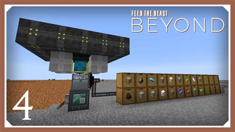 Ftb Beyond Rftools Builder Quarry E04 Modded Minecraft 1 10 2 Survival Lets Play Youtube
