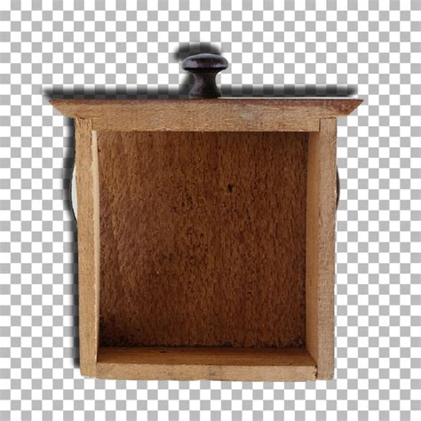 Premium Psd Top Up View A Little Drawer From Old Wood