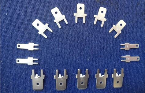 Quick Faston Tab Male Terminal Board Electrical Battery Connector 0 8mm