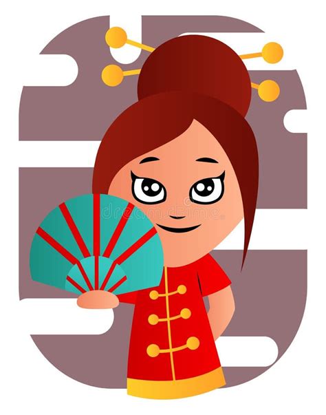 Cartoon Chinese Lady Stock Illustrations 2 206 Cartoon Chinese Lady