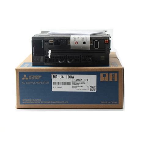 Mitsubishi Melservo J4 Series Servo Amplifier 1kw Mr J4 100a United