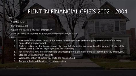Flint Water Crisis Presentation Ppt