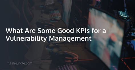 Vulnerability Management Metrics Flash Jungle