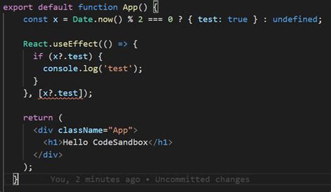 Bug Eslint Plugin React Hooks Cannot Use Optional Chaining In Deps · Issue 18819 · Facebook