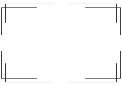 White Rectangle With Black Outline