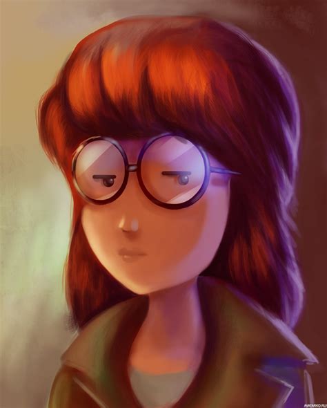 Девочка Дарья в круглых очках из мультсериала — Картинки на аву