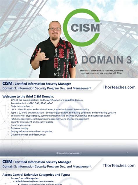 Cism Domain 3 Slides Pdf