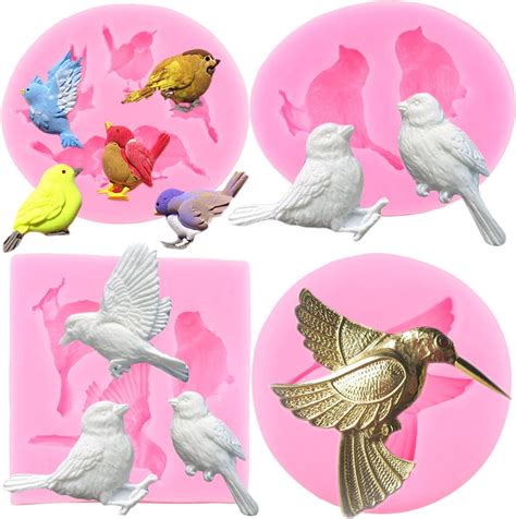 Bird Molds 3pcsset Home And Kitchen