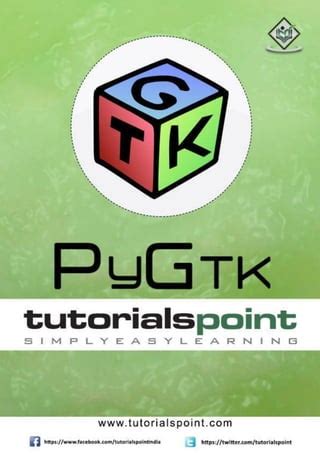 Pygtk Tutorial Pdf