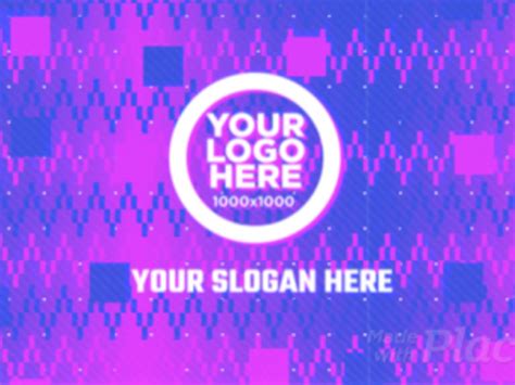 Placeit Retro Intro Maker For A Logo Animation Video With Glitch Effects