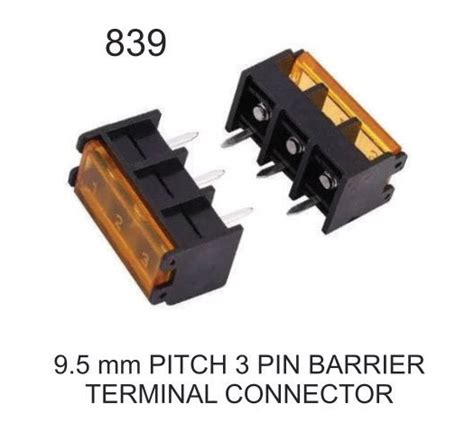 95 Mm Pitch 3 Pin Barrier Terminal Connector At Best Price In Delhi