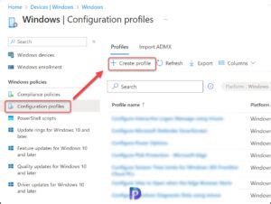 Configure Time Zone Using Intune For Windows Devices