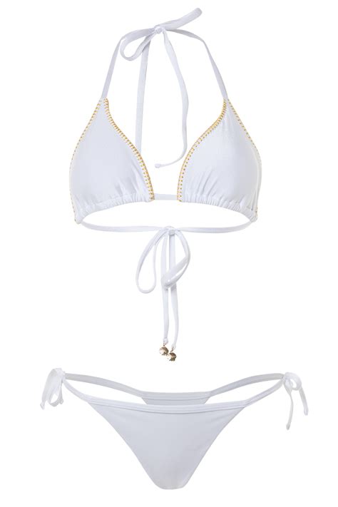 White Alexa Bikini Oleaje Swimwear