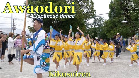 阿波踊り 菊水連 Kikusuiren Dancing At The Local Community Festival 512