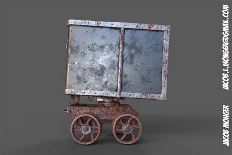 Rusty Mining Cart Behance
