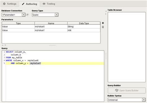 Named Query Workspace Ignition User Manual