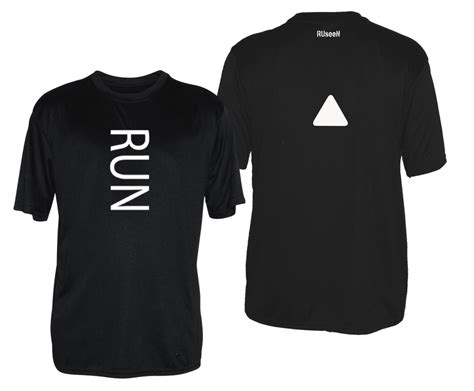 Mens Reflective Short Sleeve Shirt Run