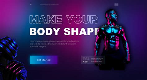 Visualization Of The Main Screen Neon Glassmorphism Behance