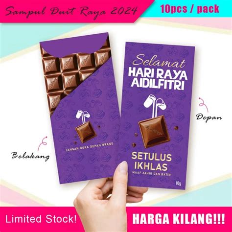 Sampul Duit Raya Sampul Raya Exclusive Design Makanan Design Food Angpao Kitkat Ketupat