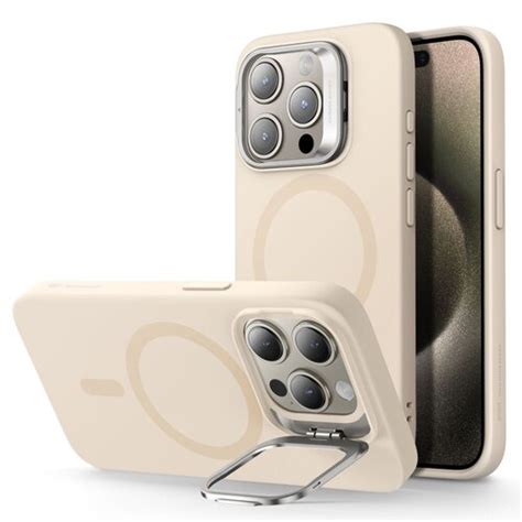 ESR Cloud Kickstand Halolock Magsafe do Apple iPhone 15 Pro Beżowy Etui