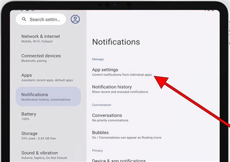 Turn Notifications On Or Off On Oneplus Pad Lite