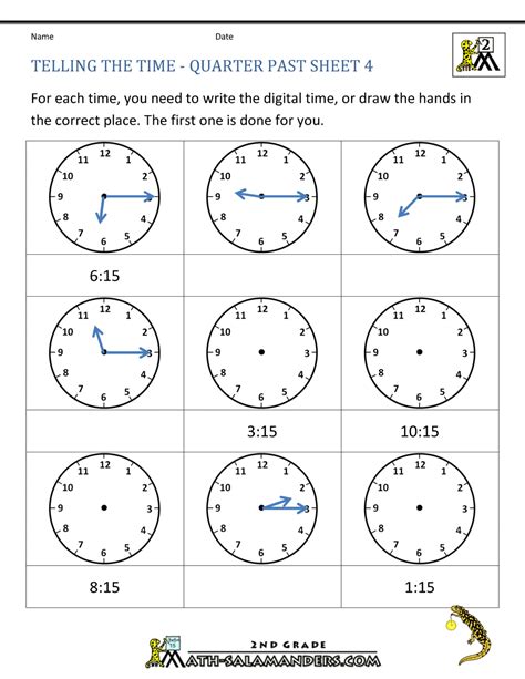 Clock Worksheets Engaging Activities For Learning Time Management