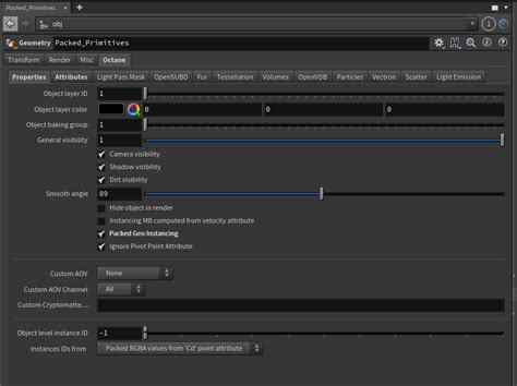 Houdini Instancing Octane Materials And Attributes — Olive Welsh Houdini Instancing Octane Materials And Attributes — Olive Welsh