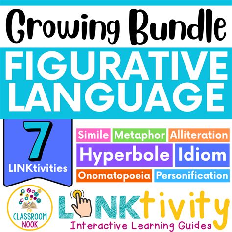 Figurative Language Similes Linktivity Digital Activity — The Classroom Nook