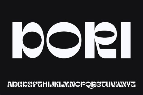 Premium Vector Vintage Retro Display Font Vector