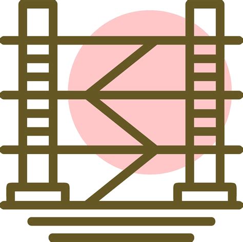 Scaffold Linear Circle Icon 39517382 Vector Art At Vecteezy