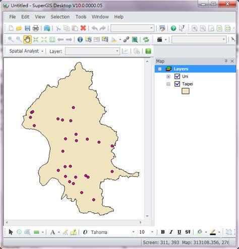 Tutorial An Overview Of Spatial Analyst Extension Exercise Use Spatial Data In SuperGIS