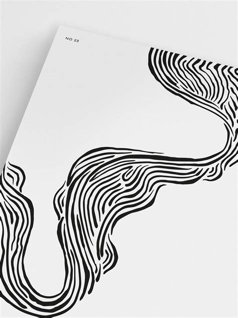 Wave Line Curl 11 Printables