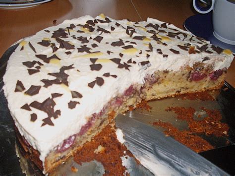 Kirsch Eierlikör Blechkuchen Mit Schmand Sahne Von Superkirst
