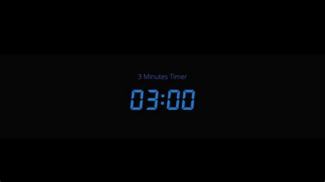 3 Minutes Best Timer Countdown And Alarm 1080p60 Hd Youtube