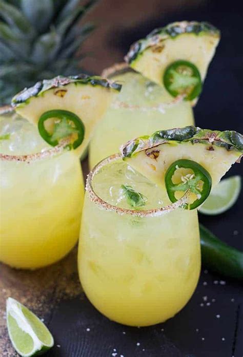 Pineapple Jalapeño Margarita The Blond Cook