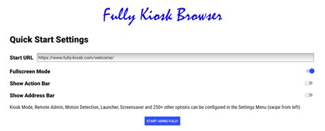 Fully Kiosk Browser Smart Home Guide