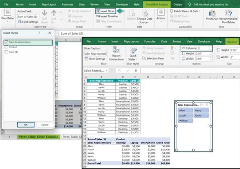Pivot Table Slicer Top 2 Methods Examples How To Create