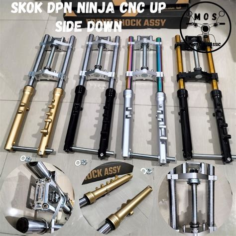 Jual Shock Skok Depan Ride It Ninja RR R AS Gold PNP Honda Gl MP Tiger AS Gold Shopee Indonesia