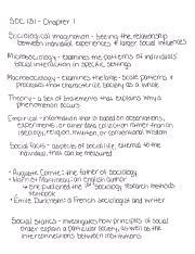 SOC 131 Chapter 1 SOC 131 Chapter 1 Pdf SOC 131 Chapter I