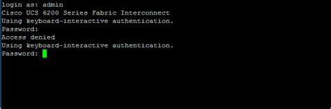 Reset Passsword UCS Fabric Interconnect IAmJoost Com