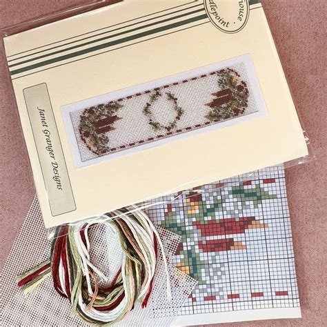 Juleløber broderi kit Miniature jul
