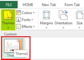 Themes In Excel Examples Of Using Different Themes In Excel