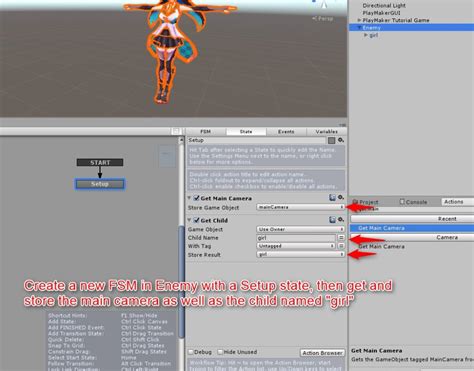 [unity playmaker] how to make a vr shooting game enemy character