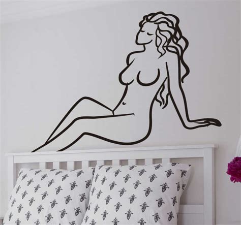Sexy Woman Adult Wall Sticker Tenstickers